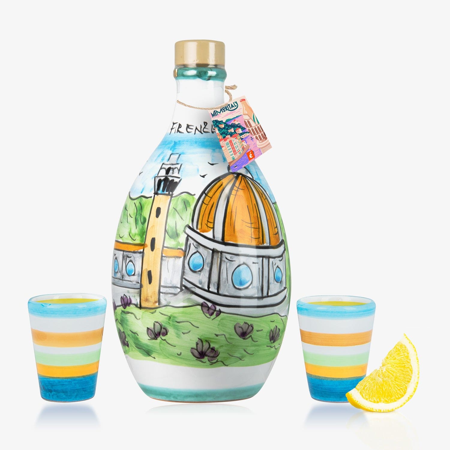 Limoncello in Handmade Jar Florence: Exquisite Florentine Citrus Lique ...