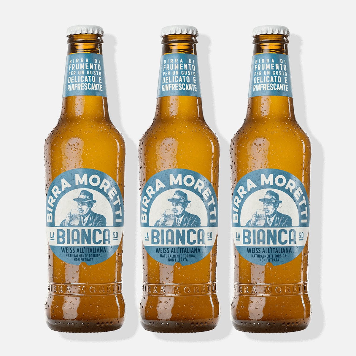 Birra Moretti La Bianca Italian Wheat Beer | Unfiltered Weiss 5.0% ...