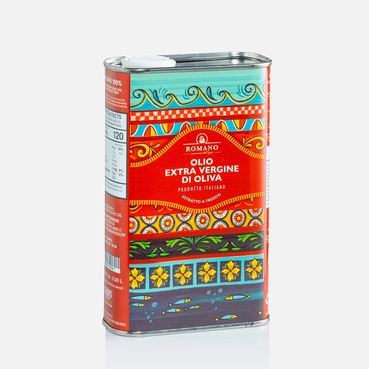 Italian Extra Virgin Olive Oil – Iconica Pop Maiolica Tin 500ml ...