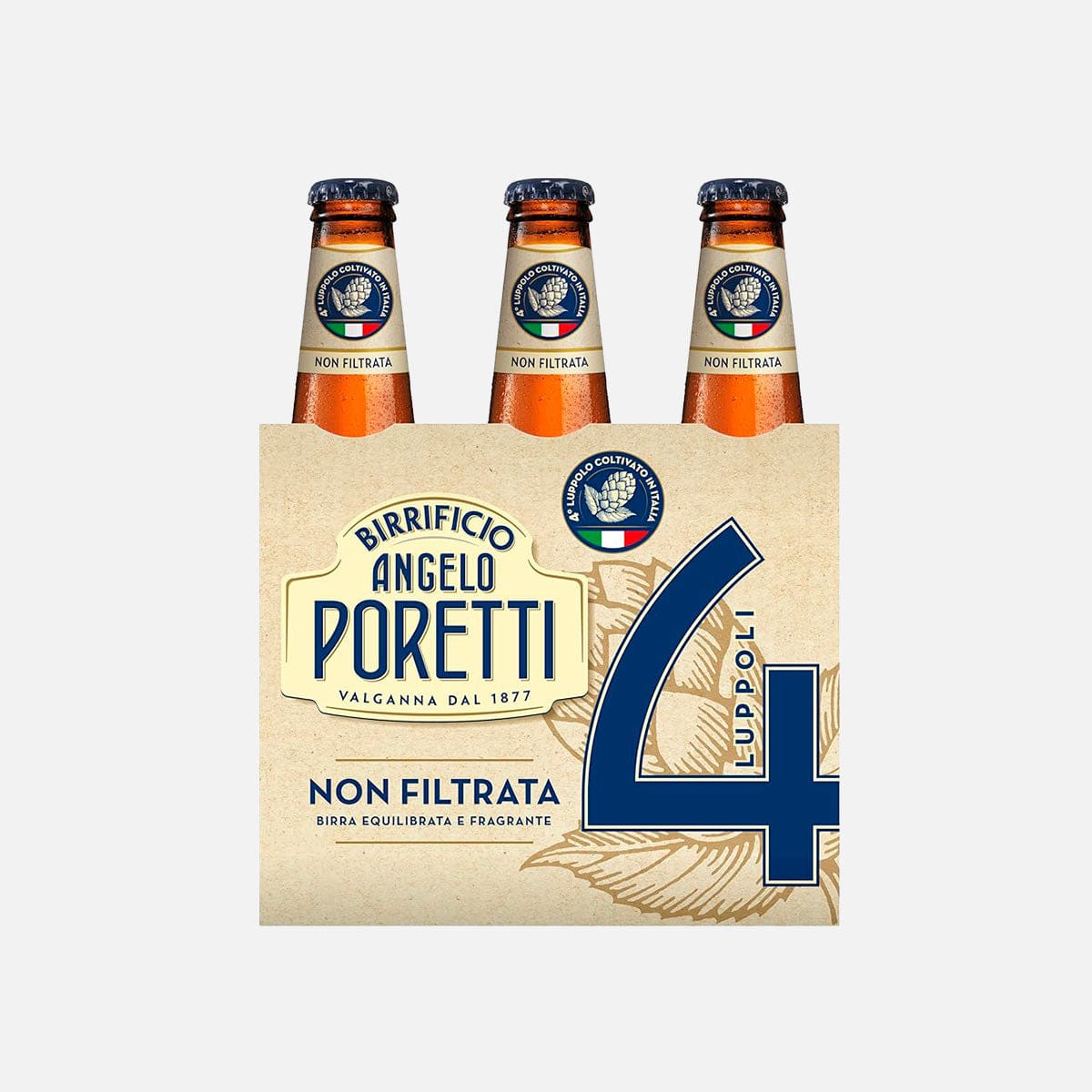 Birrificio Angelo Poretti 4 Luppoli Non Filtrata | Italian Lager ...