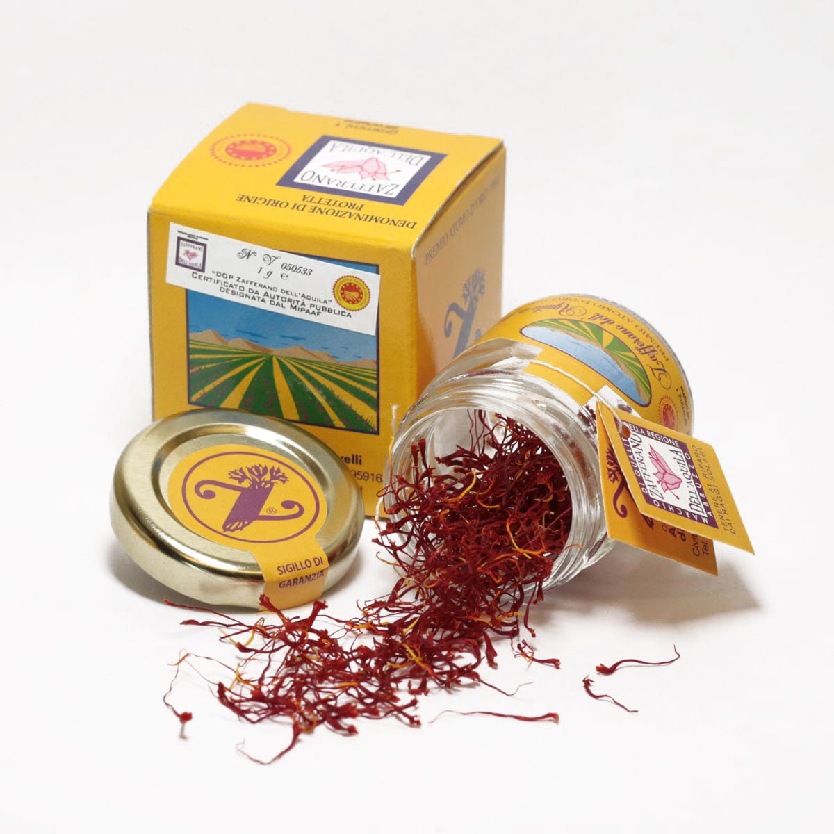 Zafferano dell'Aquila Pure Organic Italian Saffron – Dolceterra Italian ...