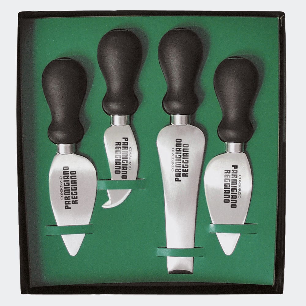 Pack of 4 professional cheese knives Parmigiano Reggiano – Dolceterra ...